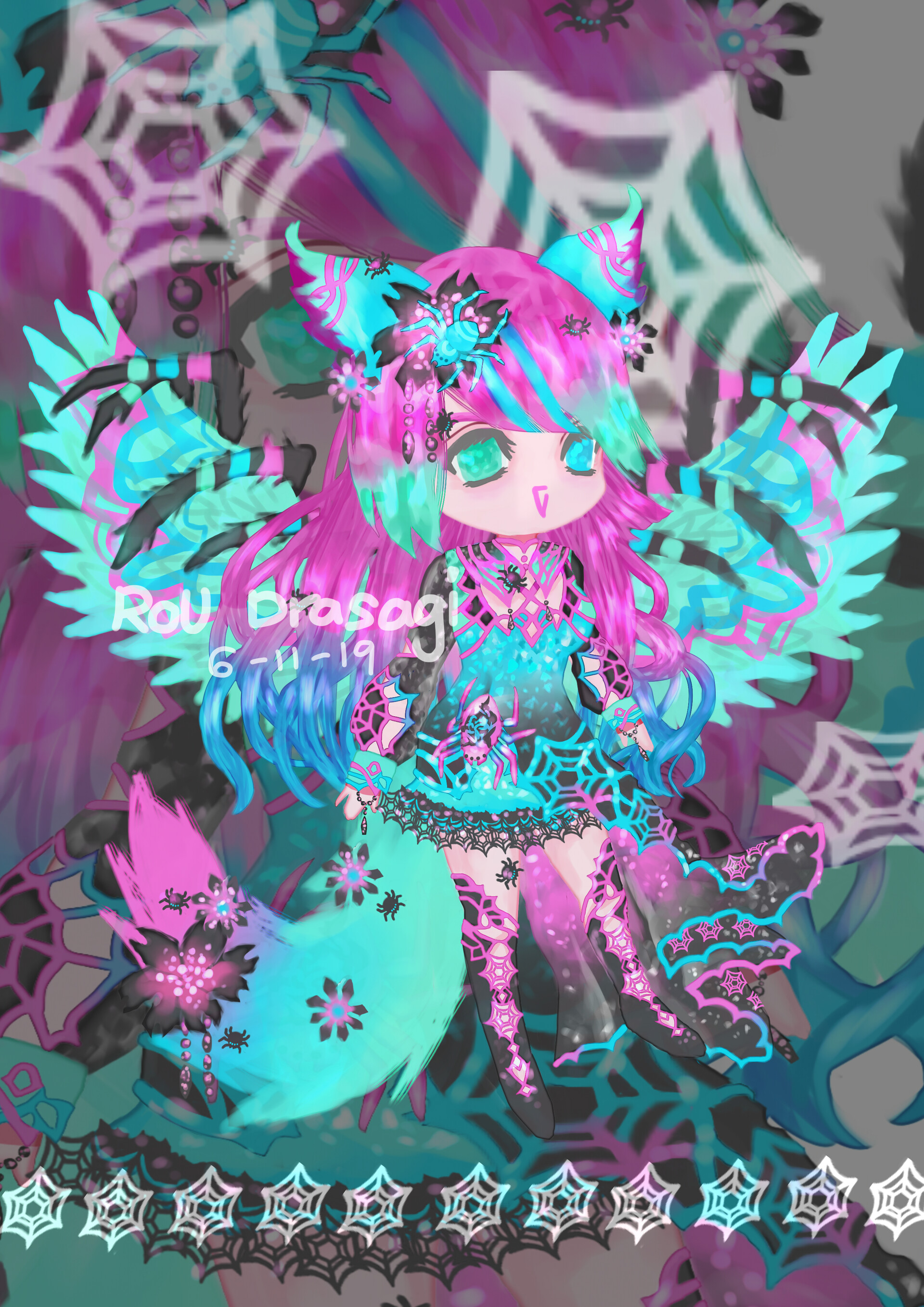 ArtStation - Spider kemonomimi