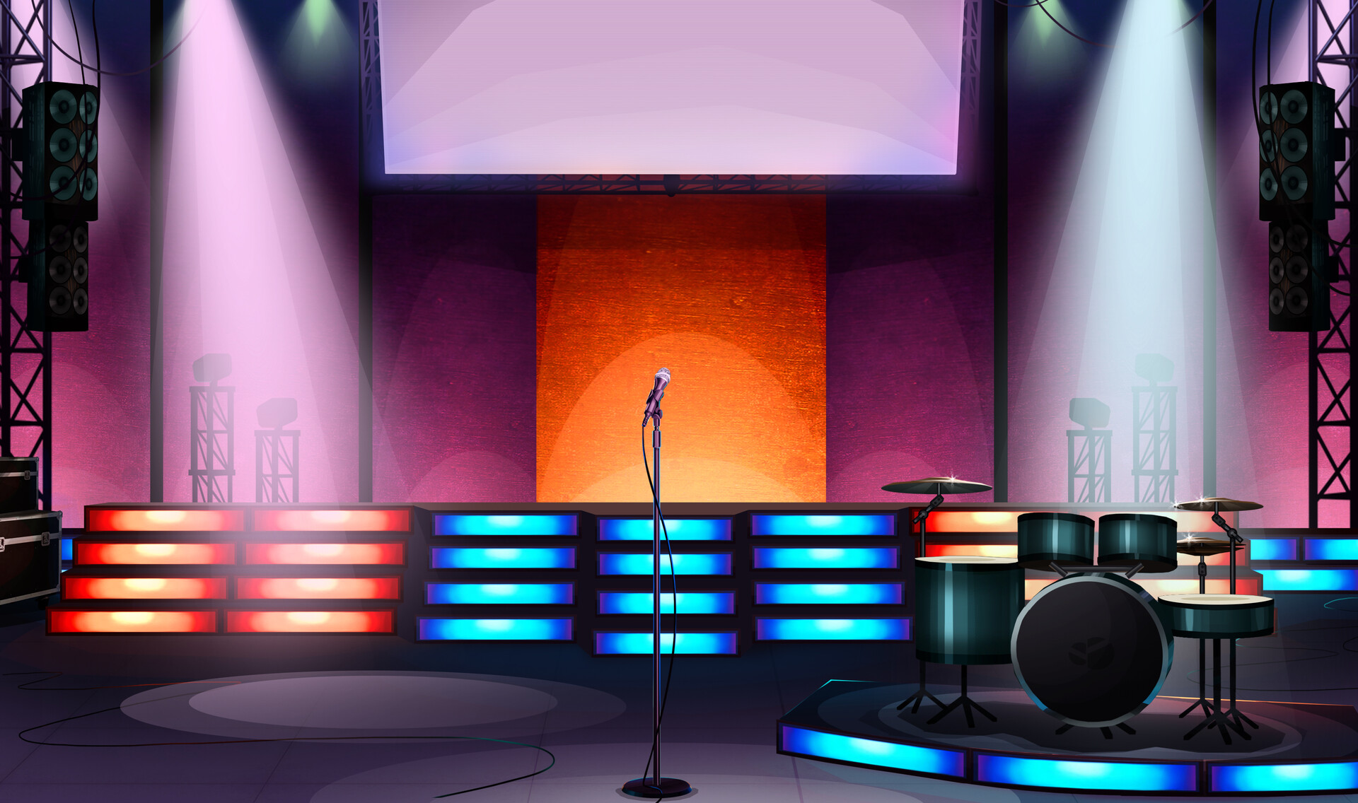 Sarath Kumar - Mobile Game Background Art