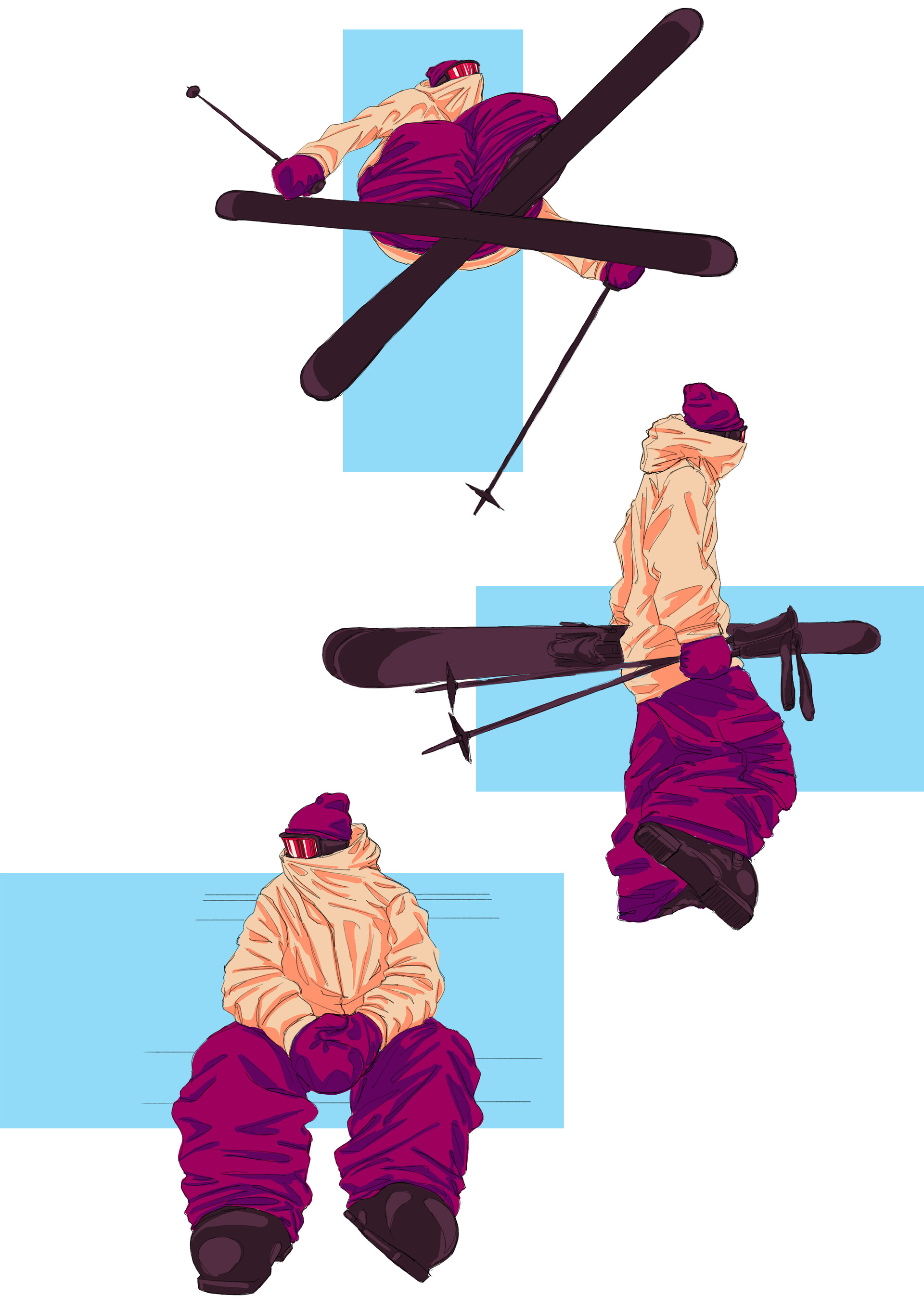 ArtStation - GLIDE character design