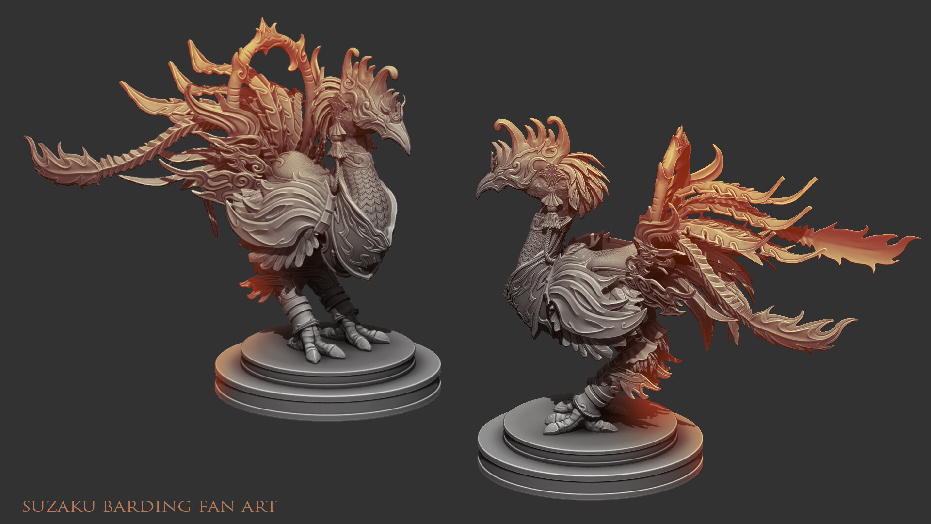 ArtStation - Suzaku Barding Fan art