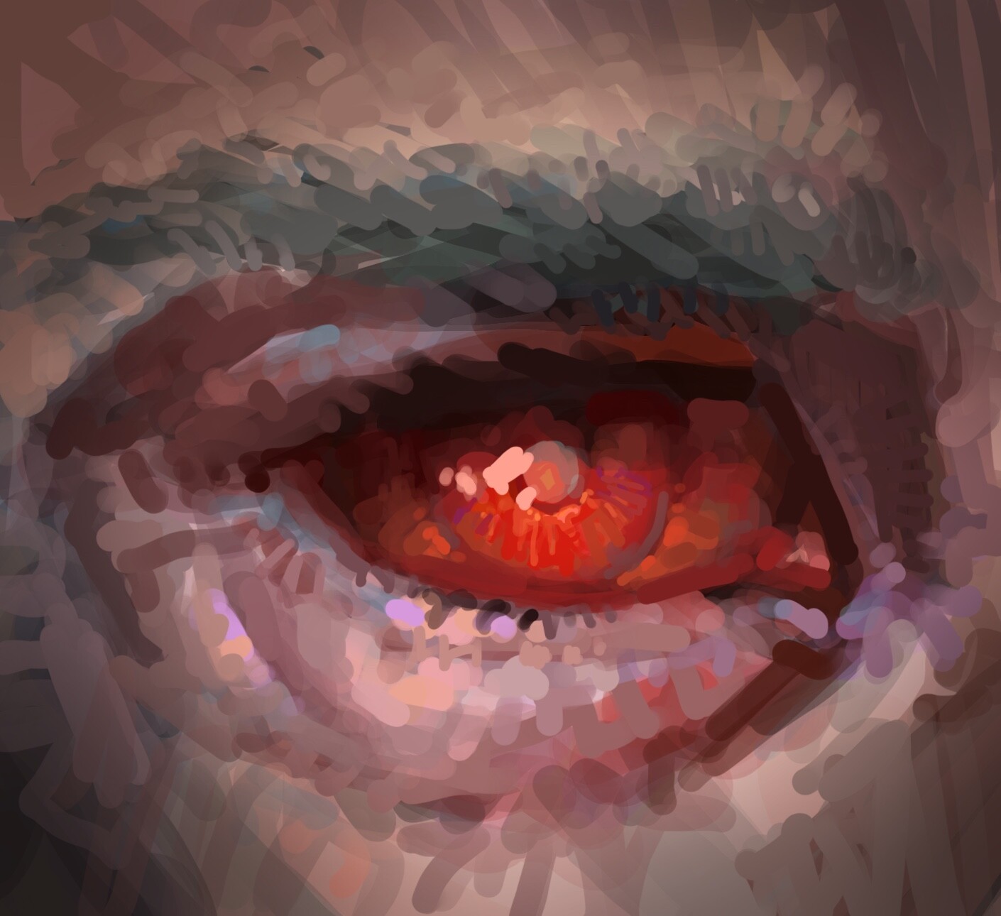 Vampire Eye Drawings