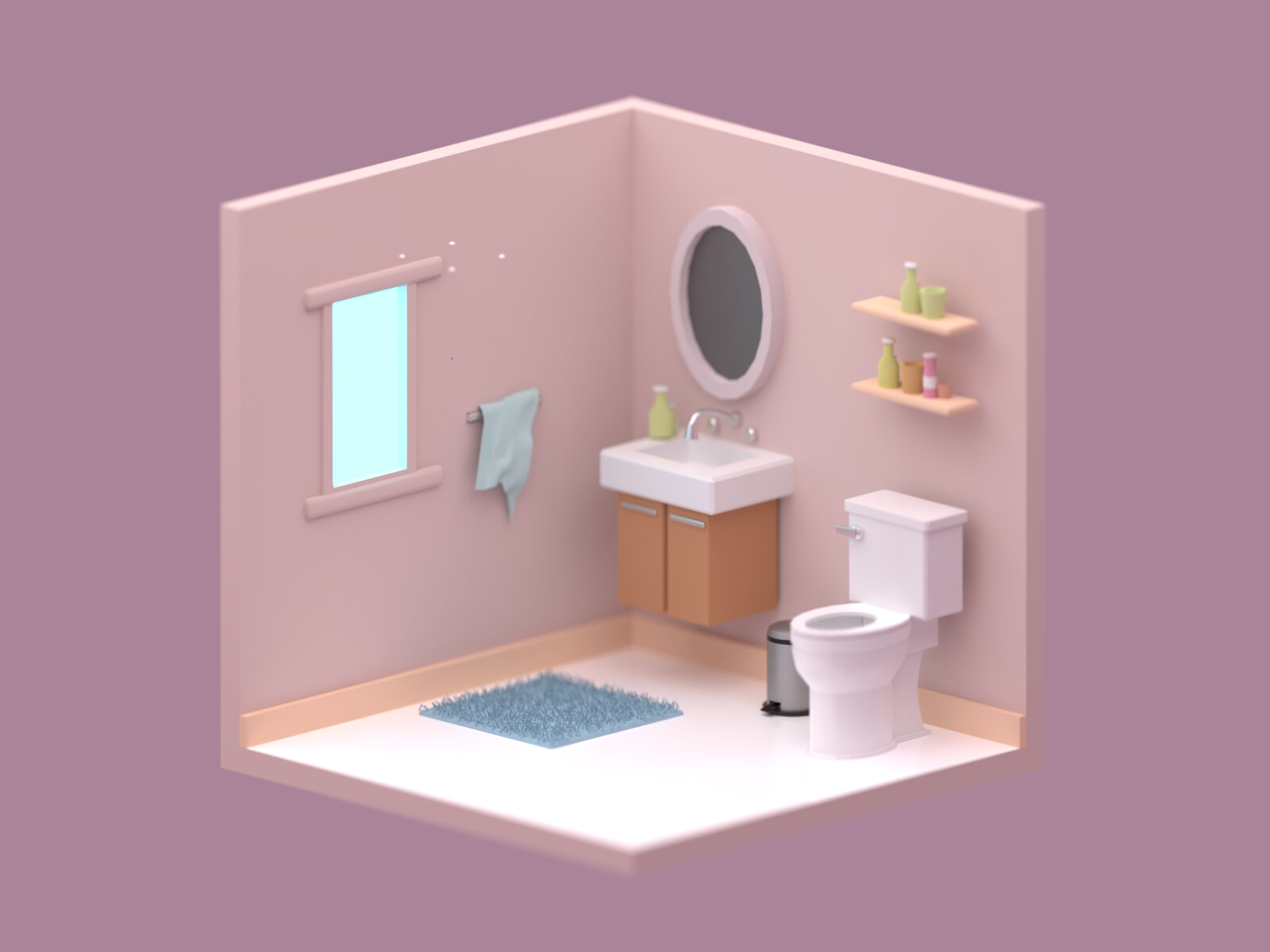 ArtStation - Simple Bathroom
