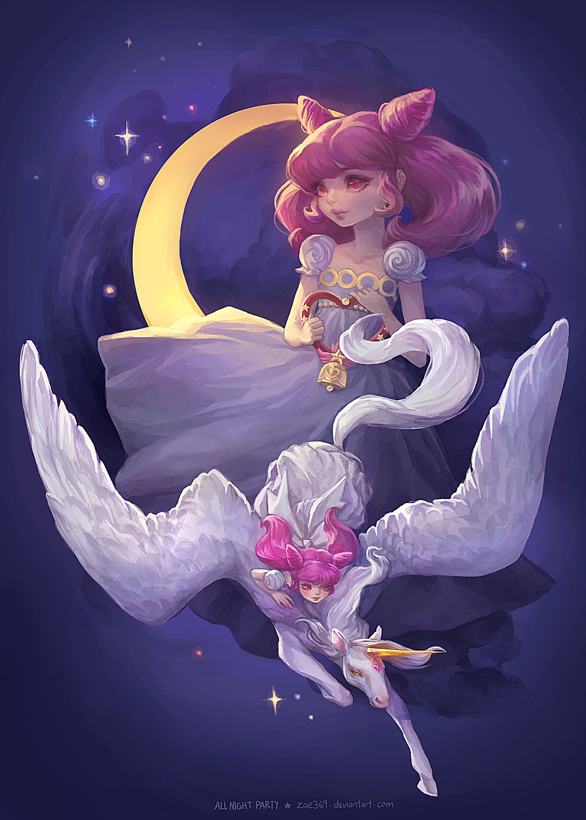 chibi moon pegasus
