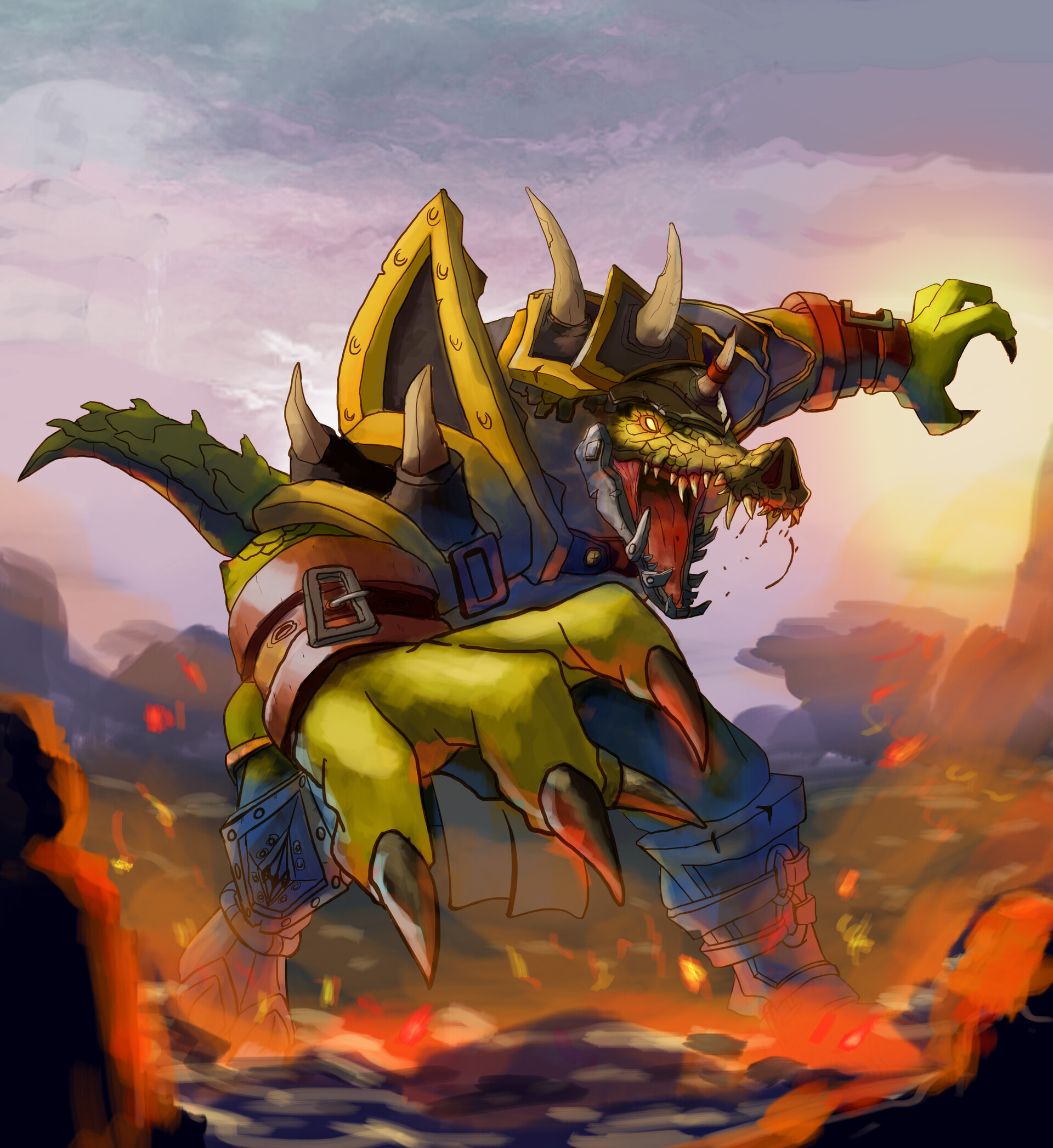 ArtStation - Monster Croc