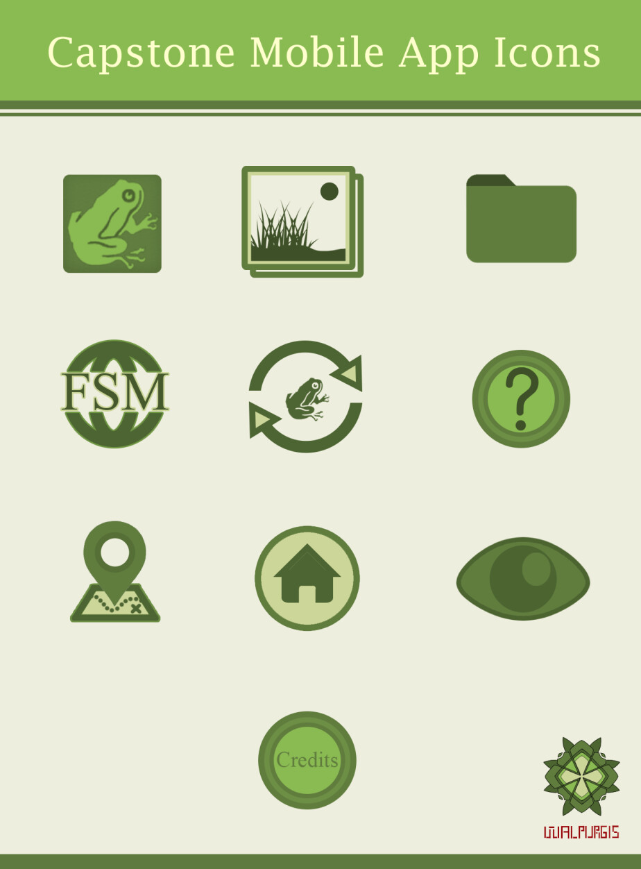 ArtStation - Capstone Mobile App Icons