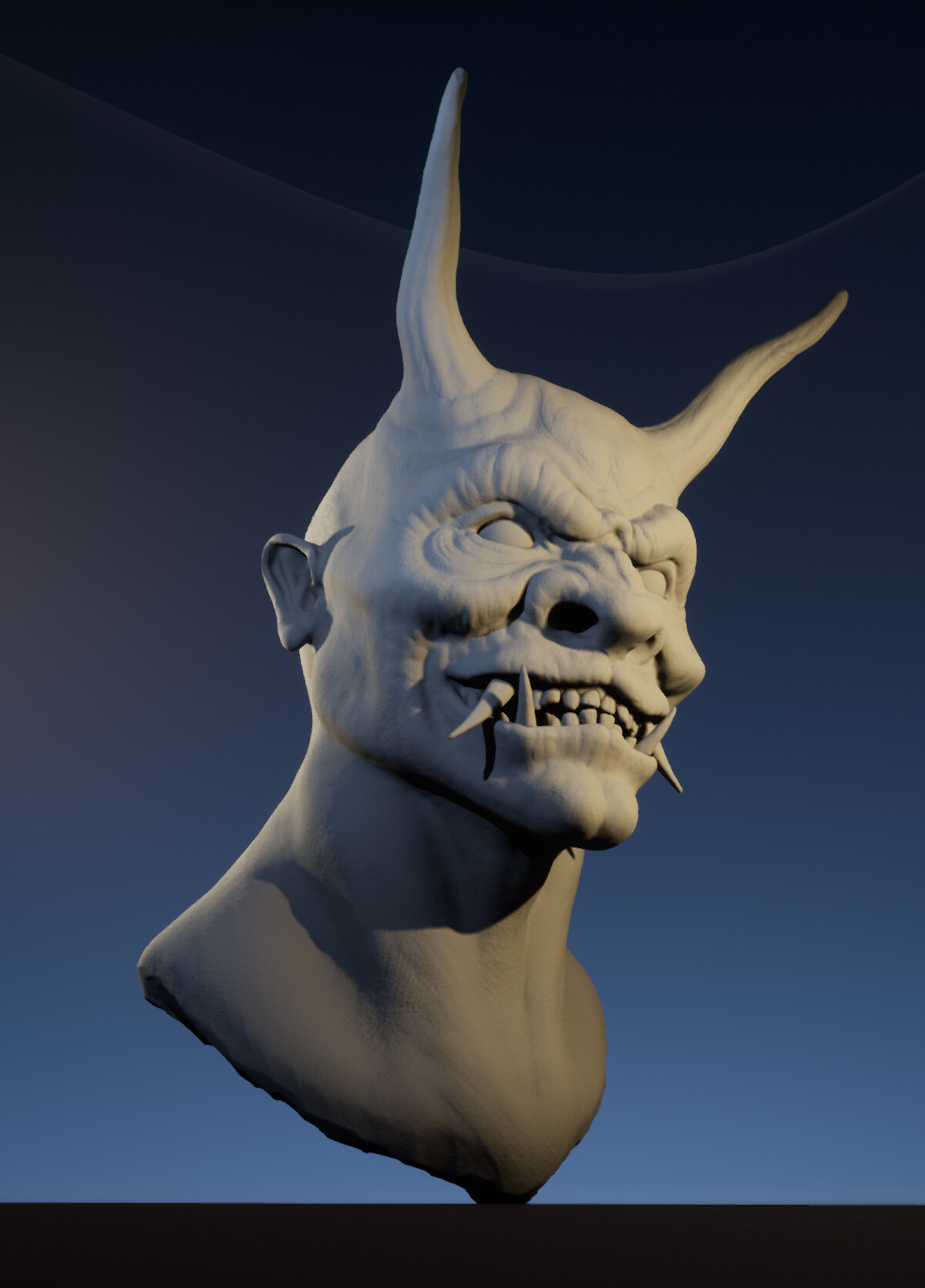 ArtStation - Oni Concept Sculpt
