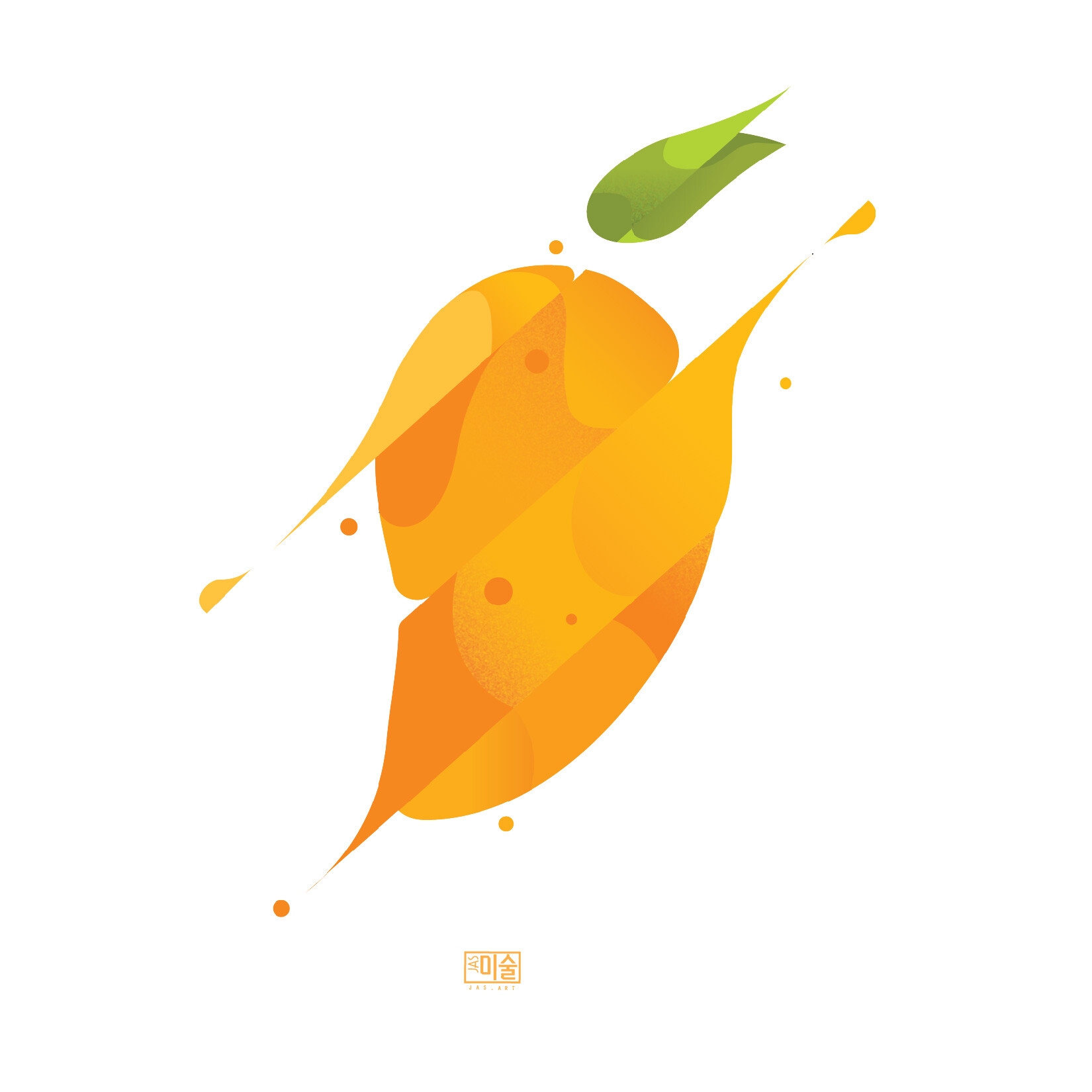 ArtStation - Mango - Flat Illustration with Texture