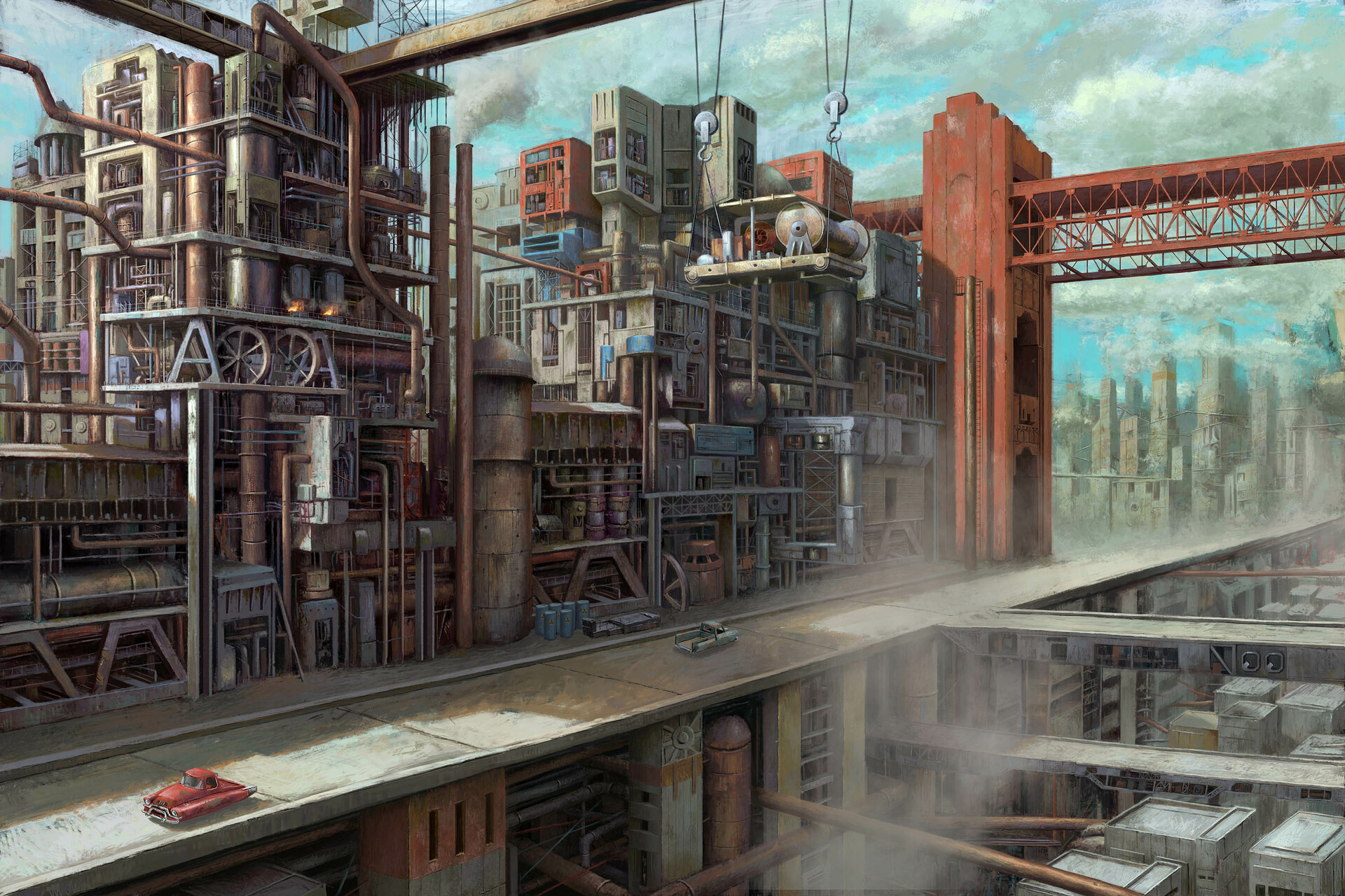 ArtStation - The Steel City