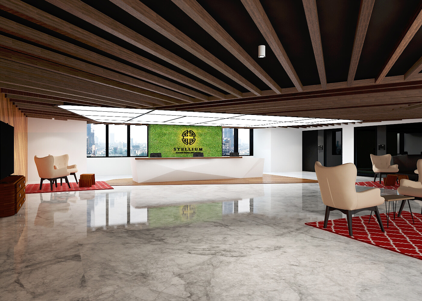 ArtStation - Receptionist Desk