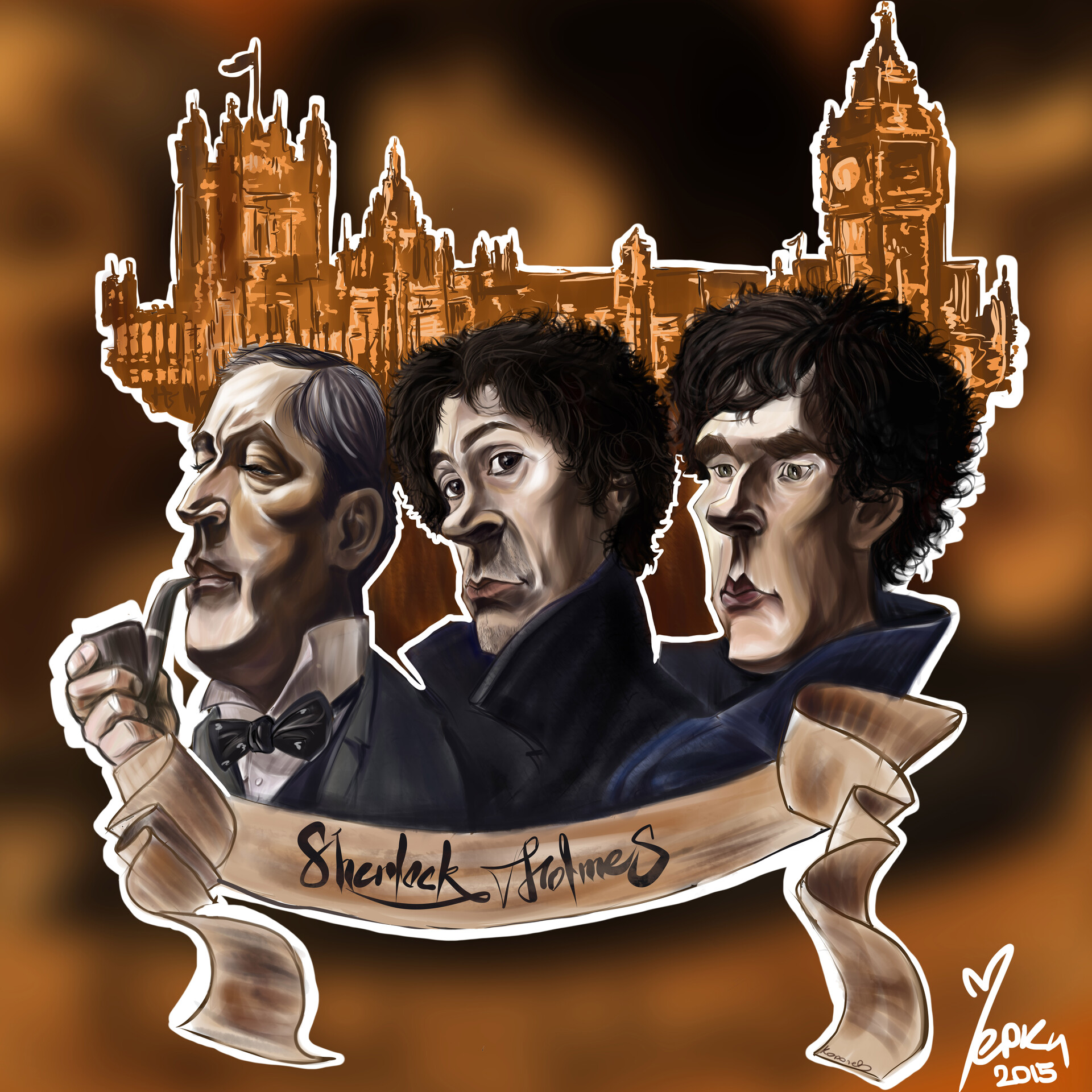 ArtStation - 3 SHERLOCK HOLMES