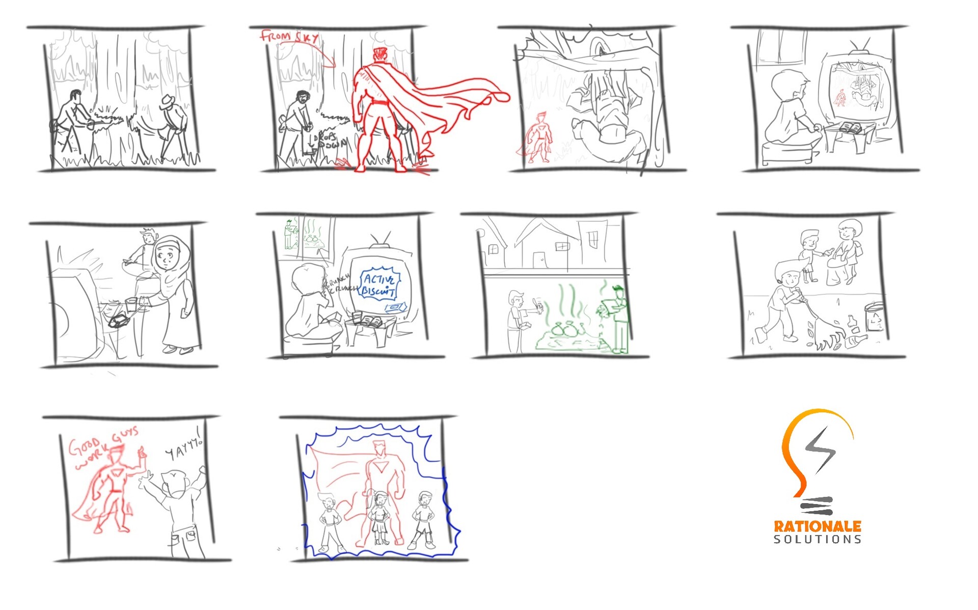 ArtStation - Commercial Storyboard