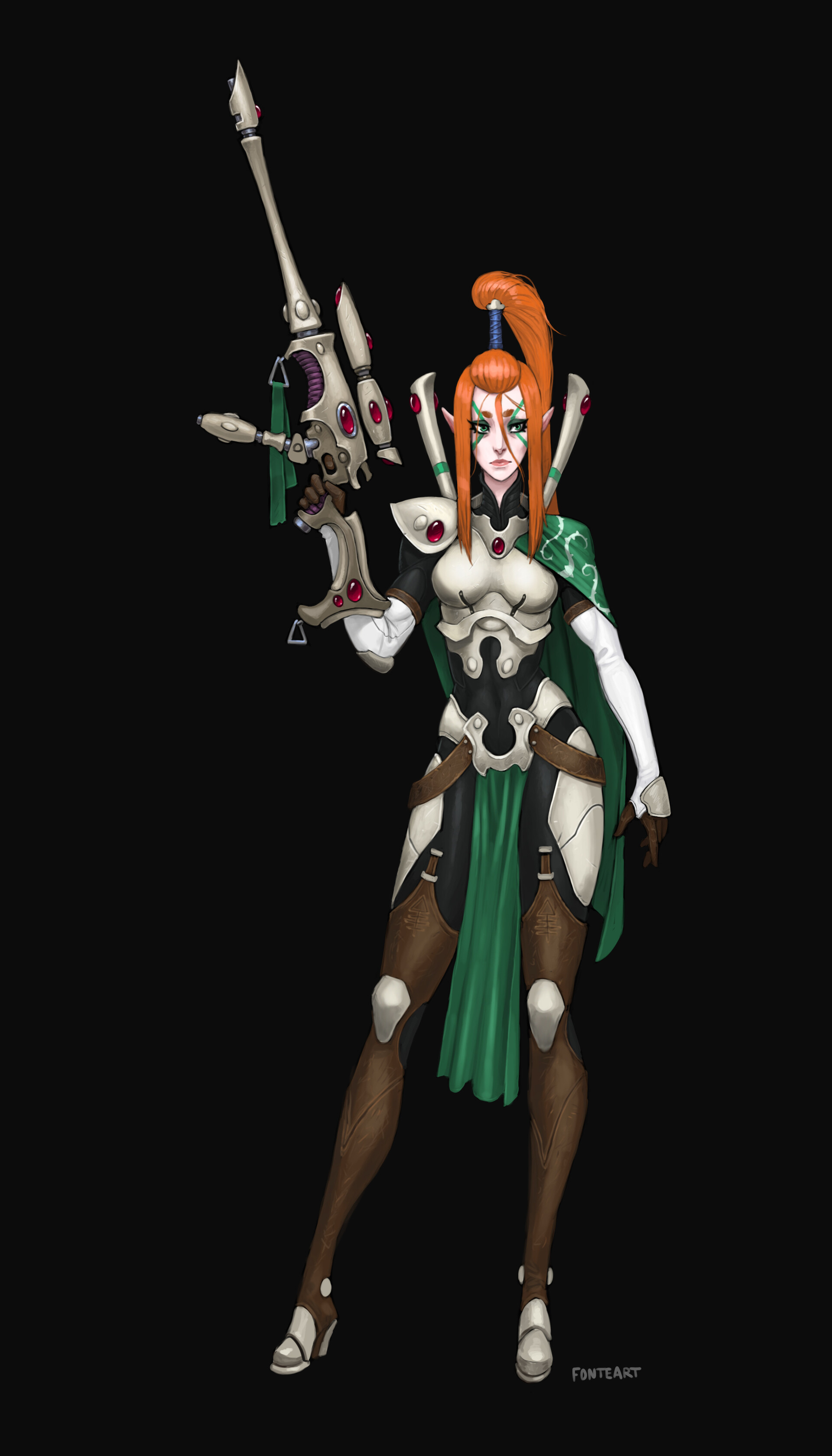 ArtStation - Eldar sniper