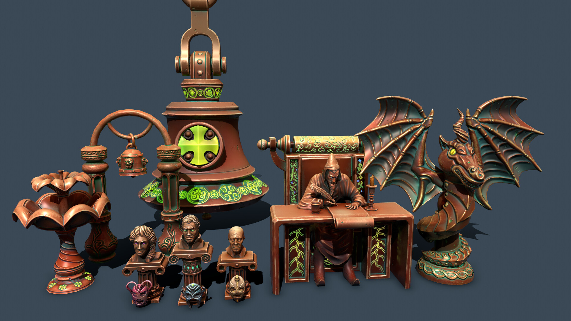 ArtStation - Fantasy statues 2