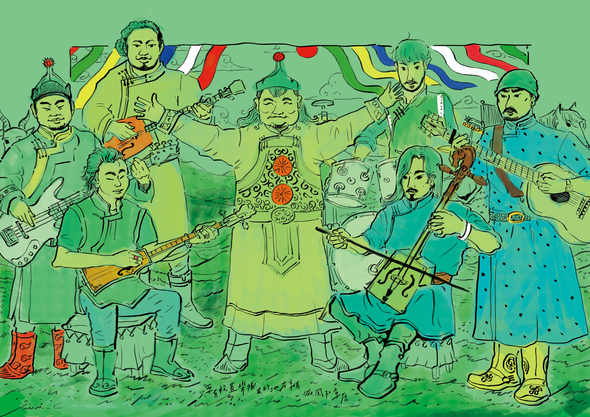 Hanggai Horse Of Colors : Un nouvel album pour Hanggai, deux morceaux ...