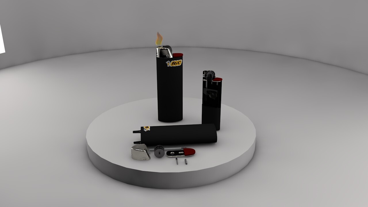 ArtStation - Bic Lighter