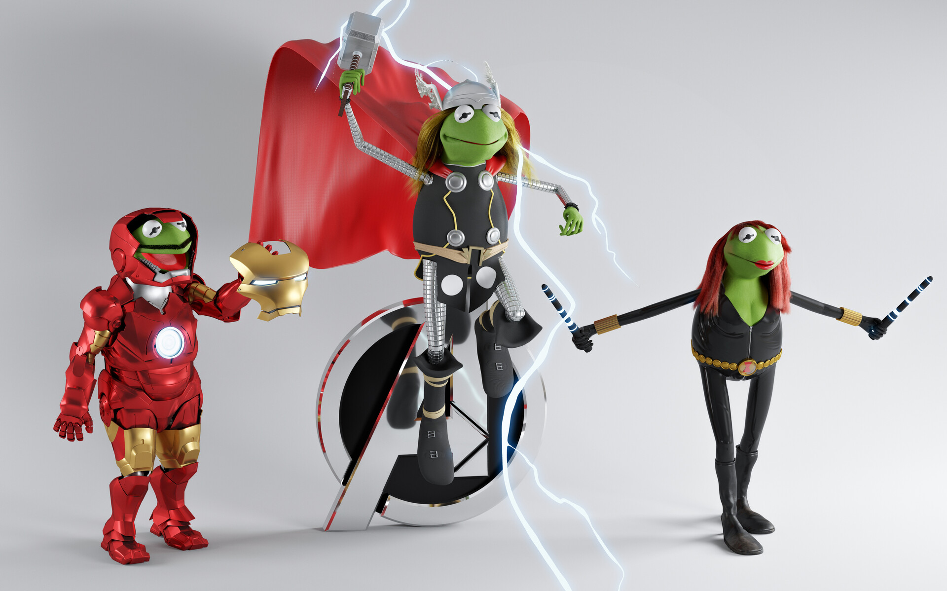 El gato Loco - Kermit fanart