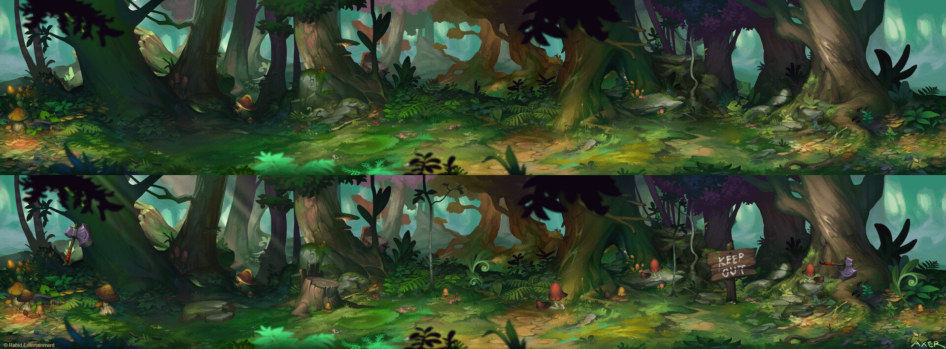 ArtStation - Forest Parallax Backdrop