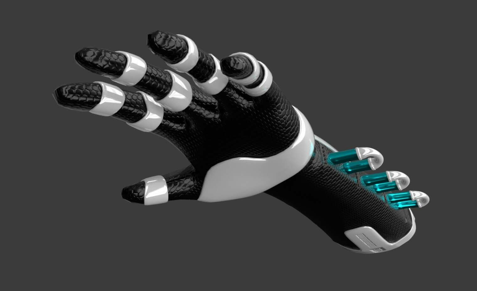 Teeraphat Ngamvitroje - Energy Gauntlet - Futuristic Artifacts Version