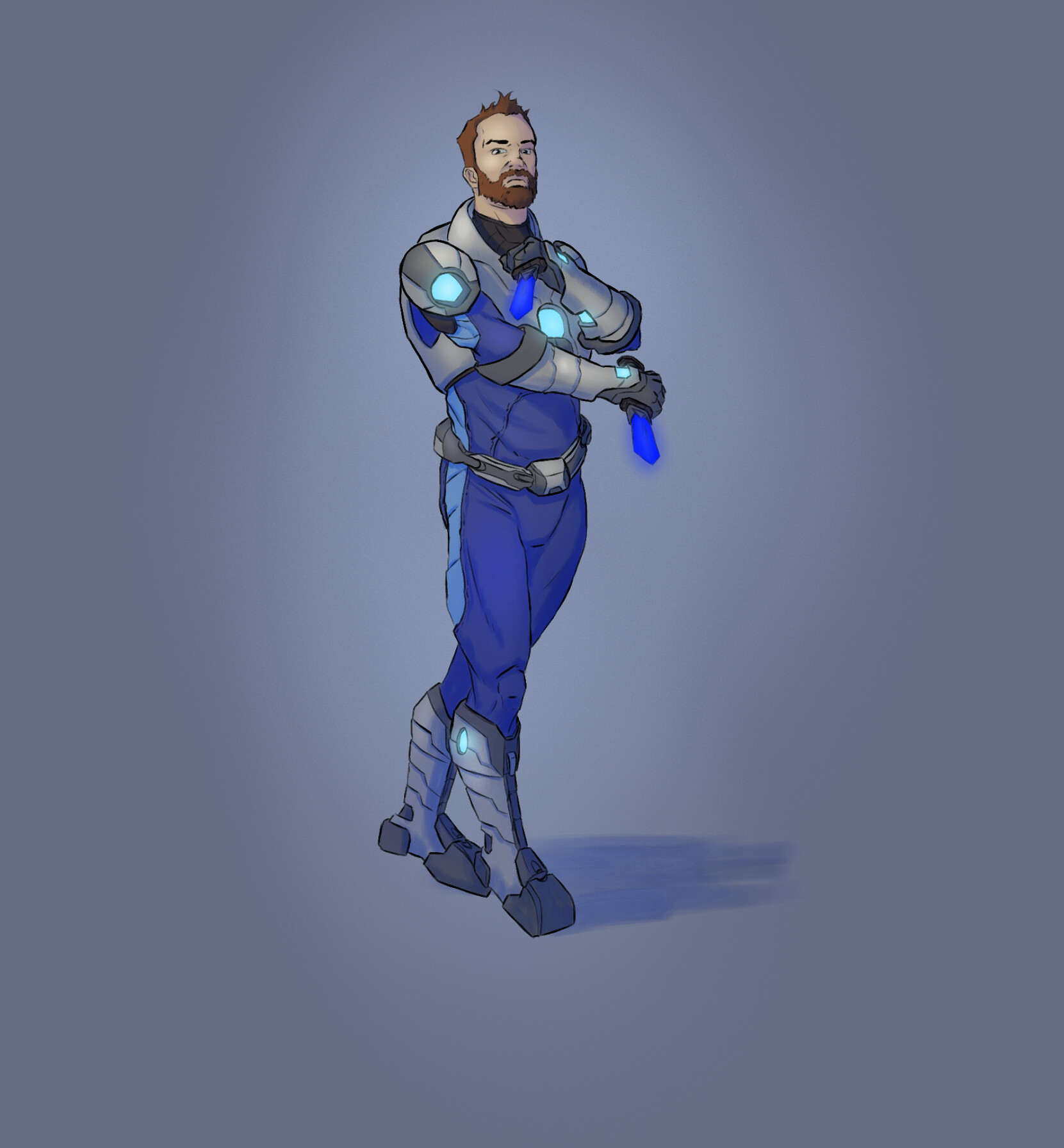 ArtStation - Blue Champion