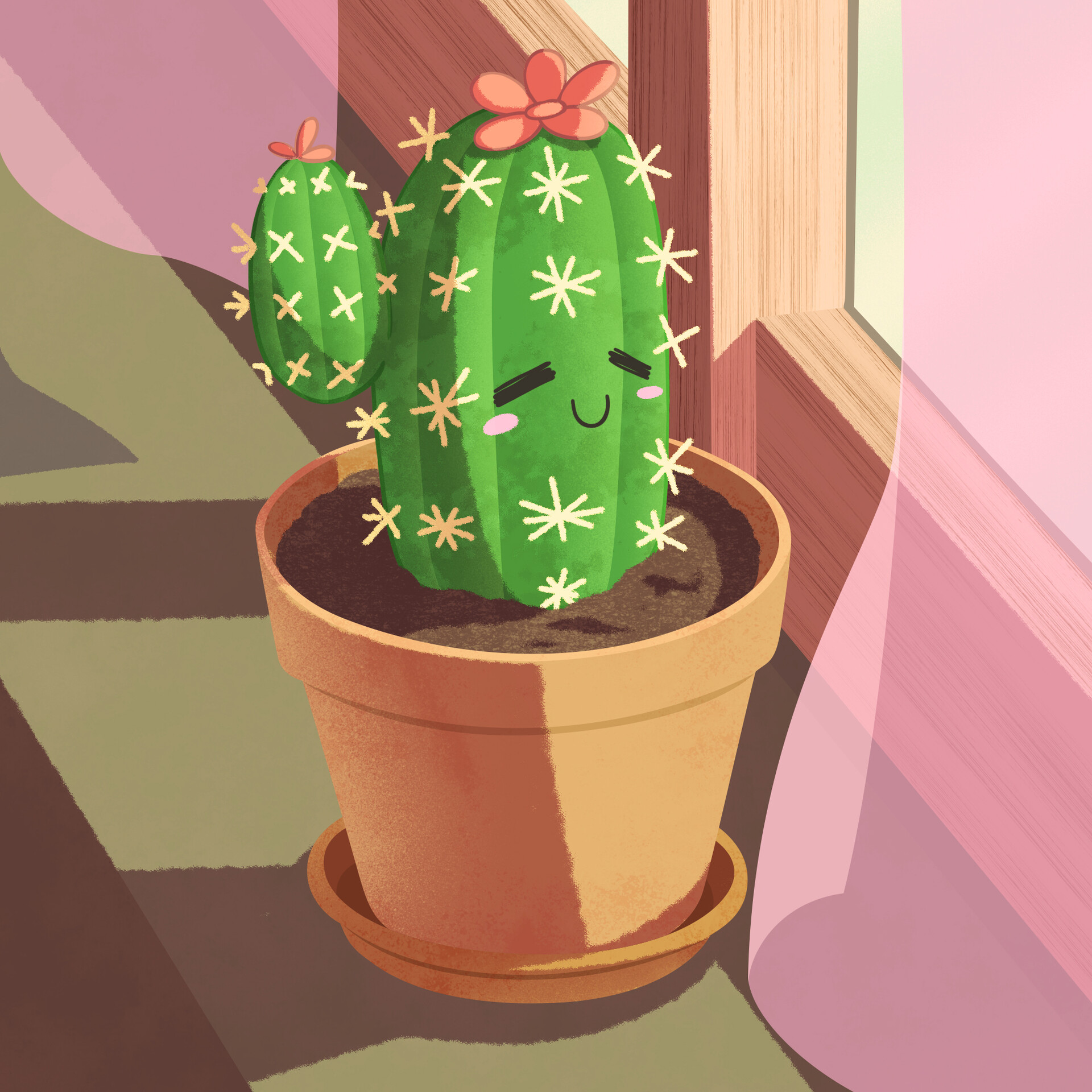 Jasper Cruz - Cactus by the Window