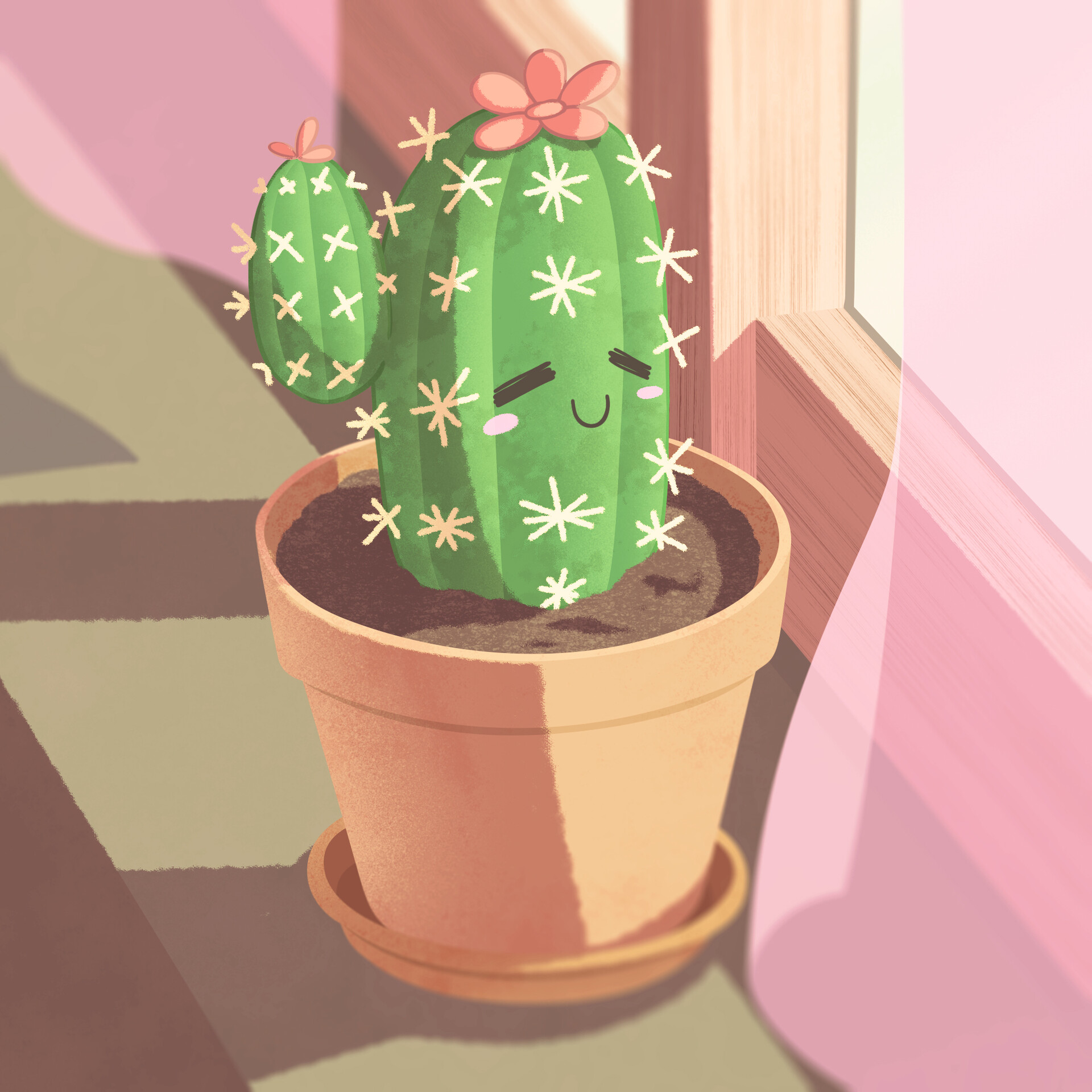 Jasper Cruz - Cactus by the Window