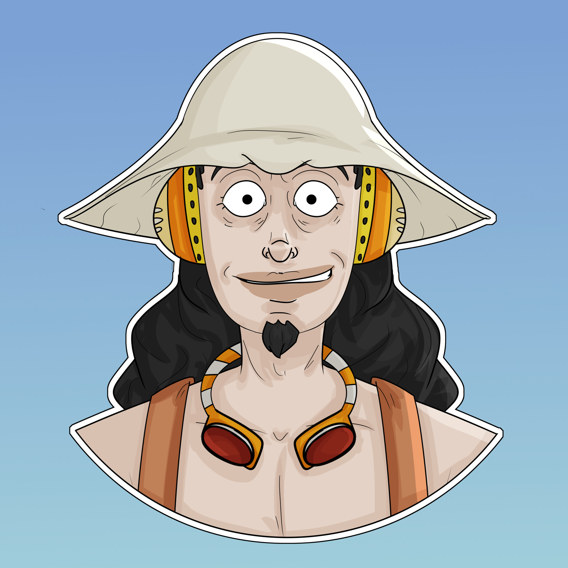 ArtStation - Day 8. Usopp