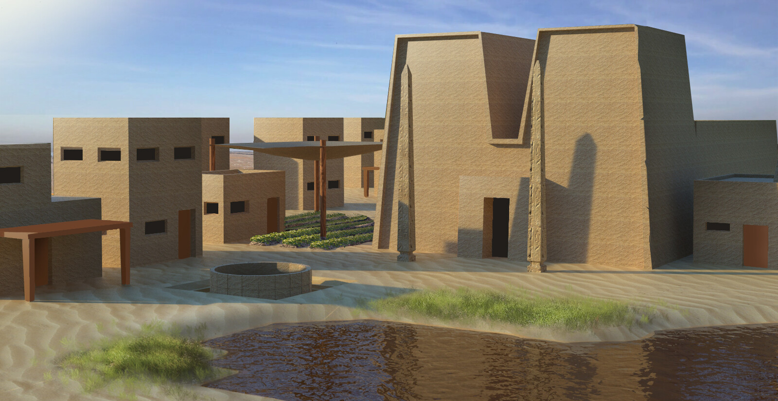 ArtStation - Oasis - 3D Concept