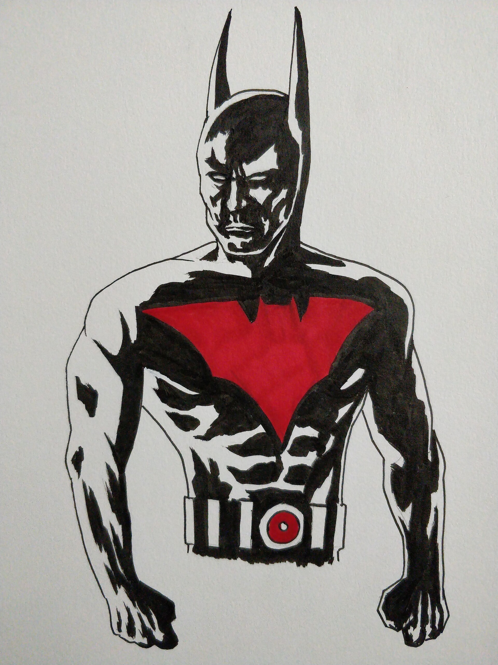 batman beyond drawing