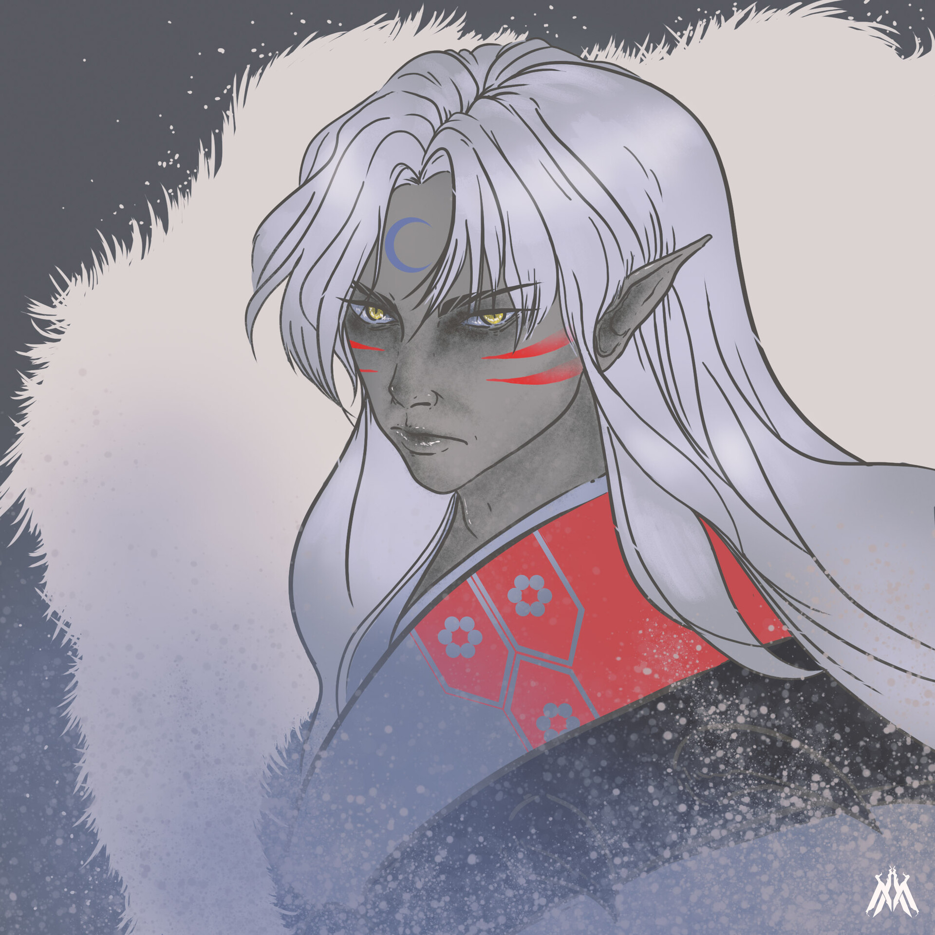 ArtStation - Sesshōmaru Fan Art