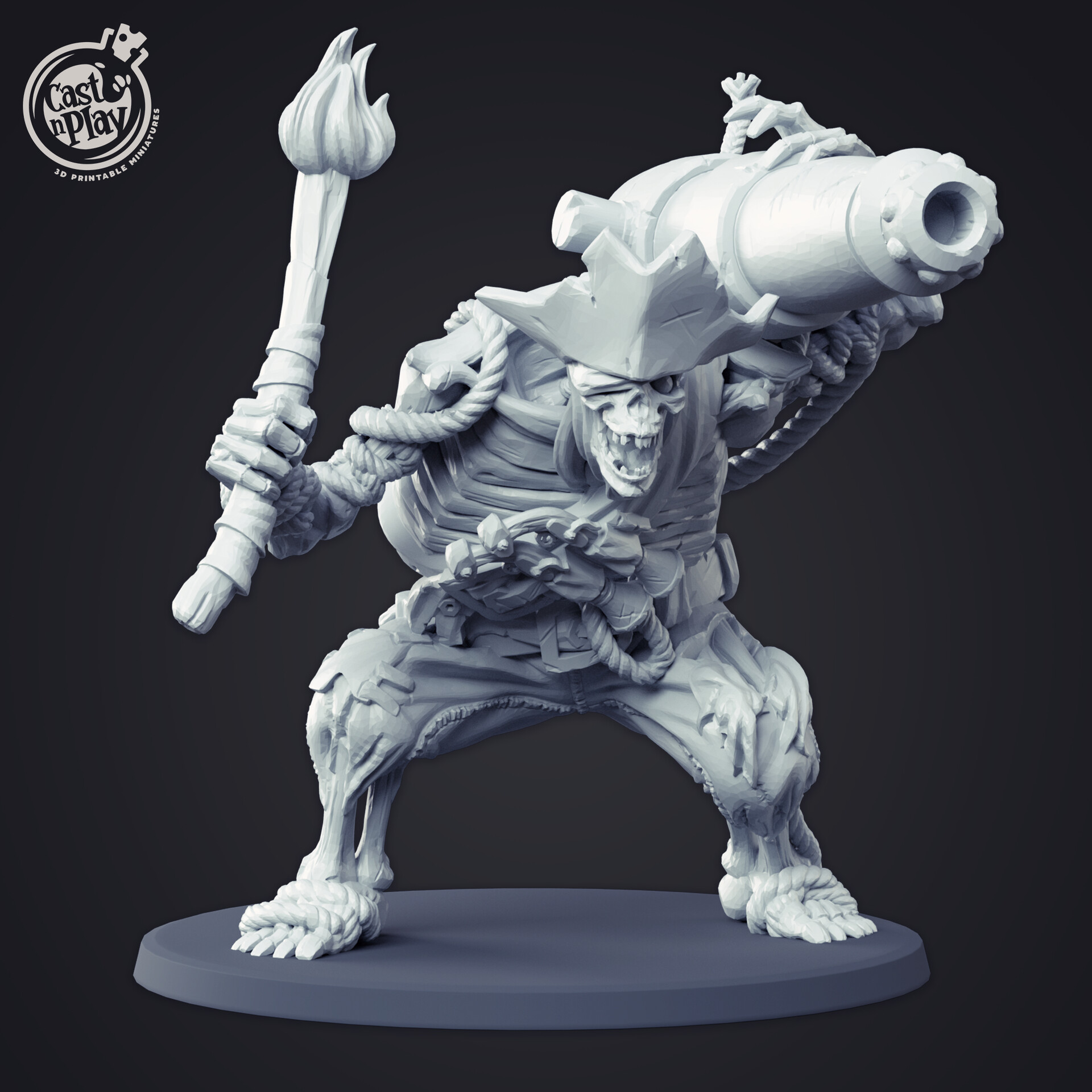 ArtStation - Deathly Canon Skeleton