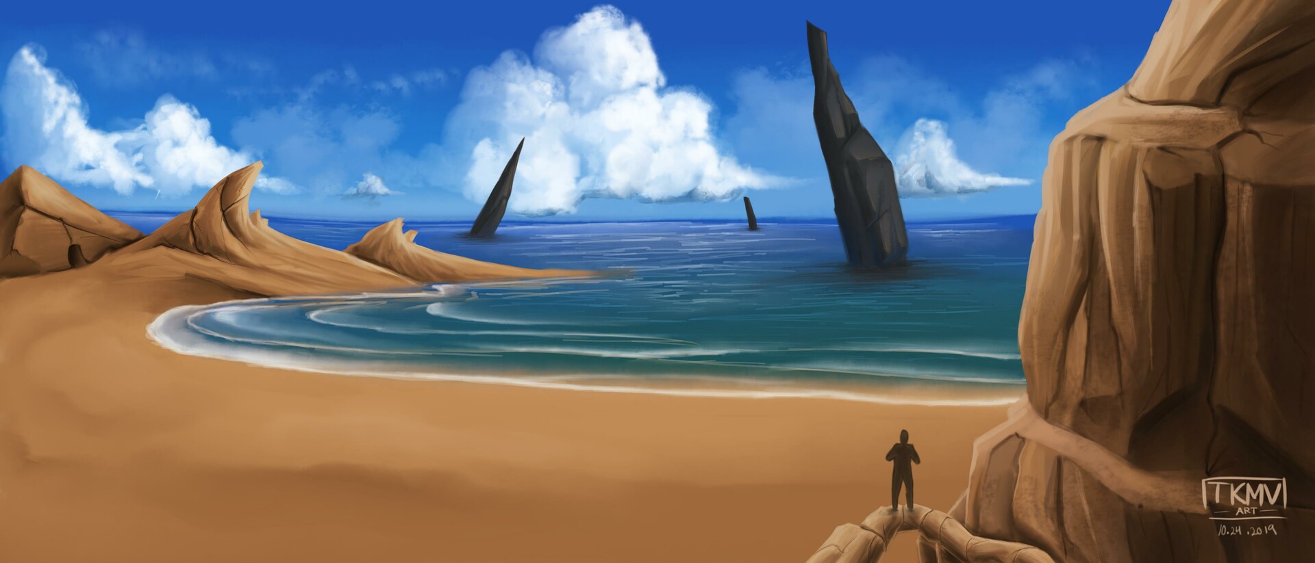 ArtStation - Beach Day