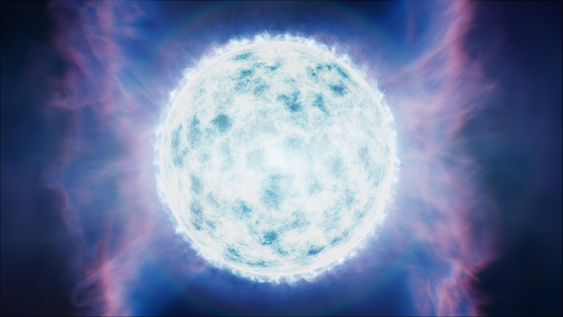 Blue Sun Exploding