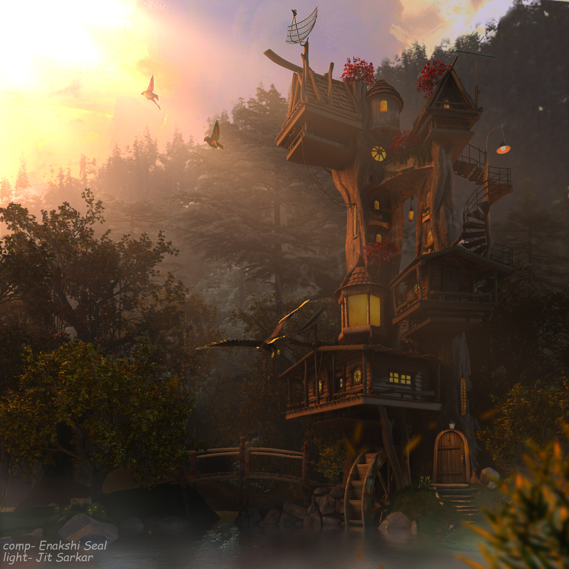 ArtStation - Tree_house