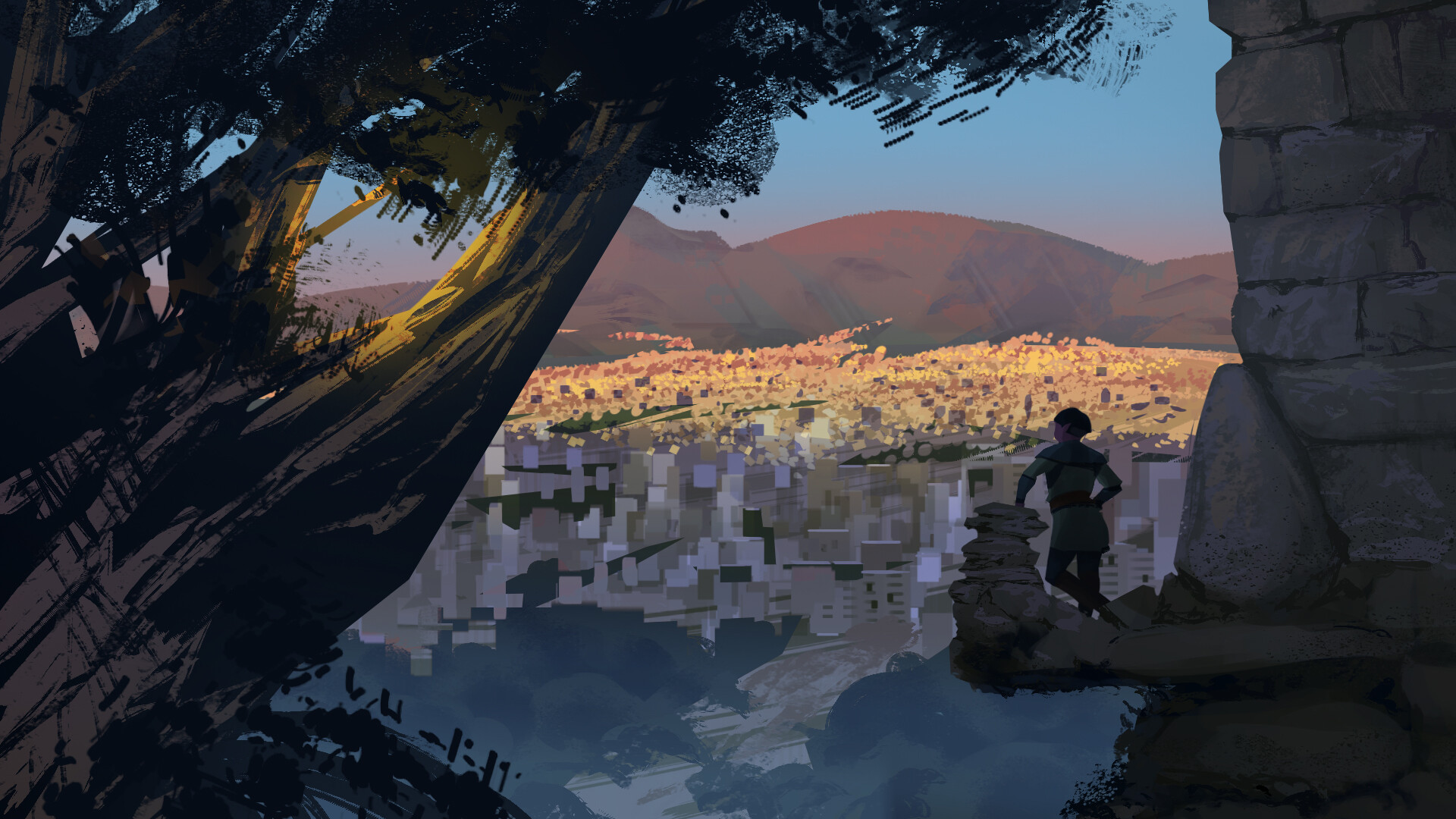 ArtStation - The City view