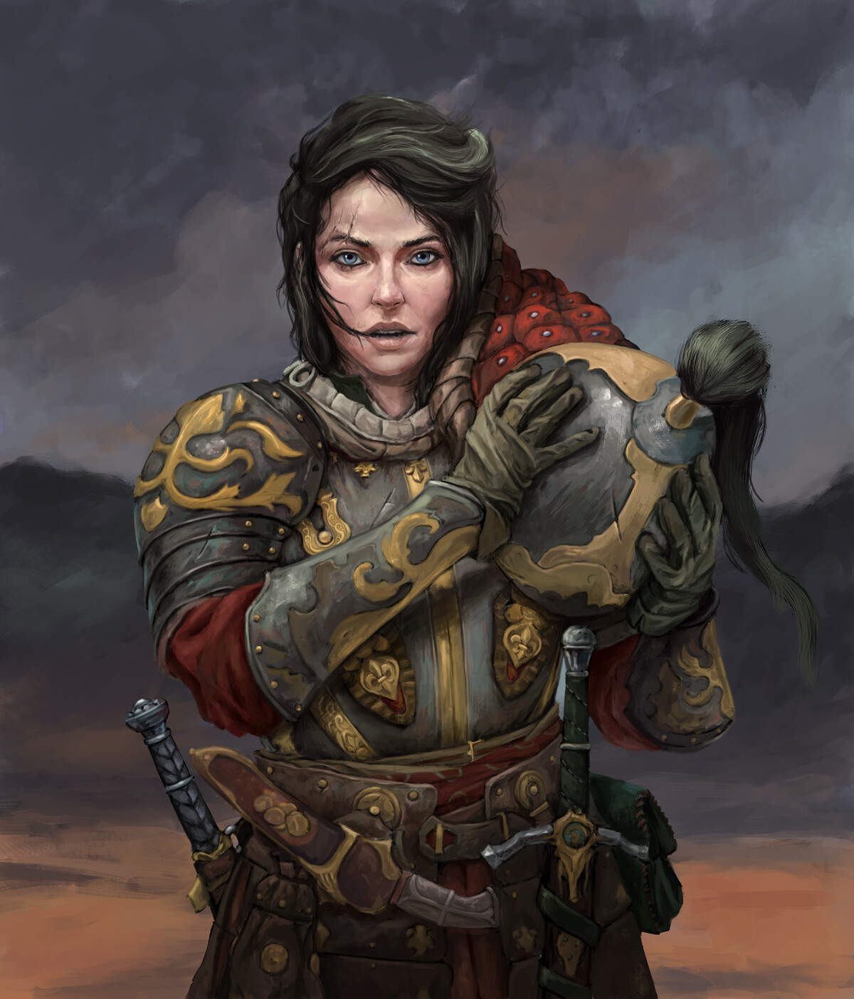Knight by Andrey Alexeev : r/armoredwomen