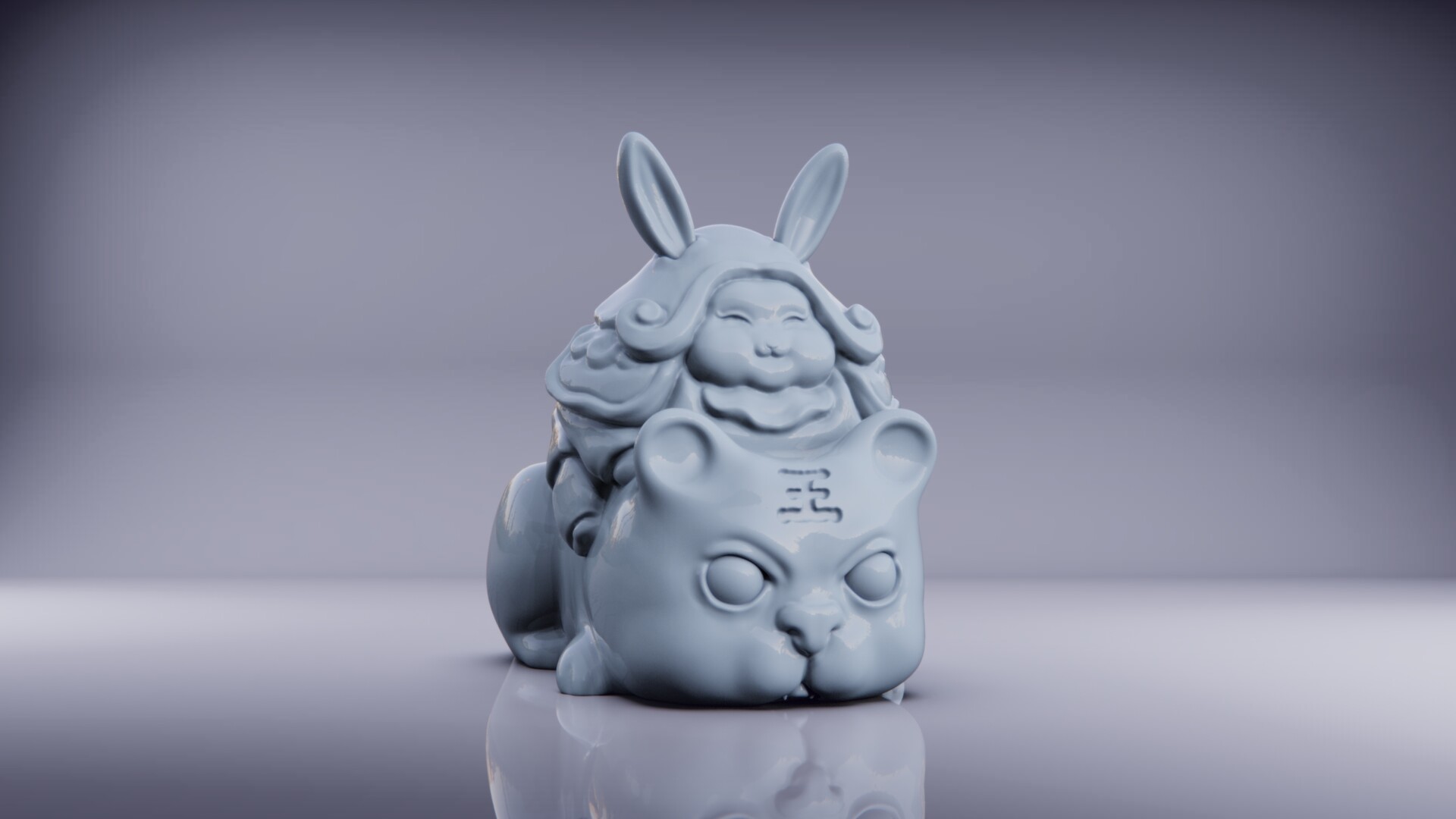 ArtStation - 兔爷 Rabbit and tiger