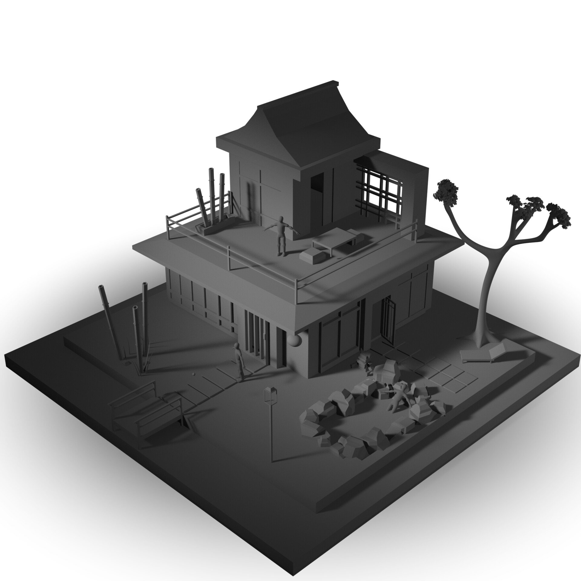 ArtStation - Nyp Animation Year 1 Modelling Assignment 1