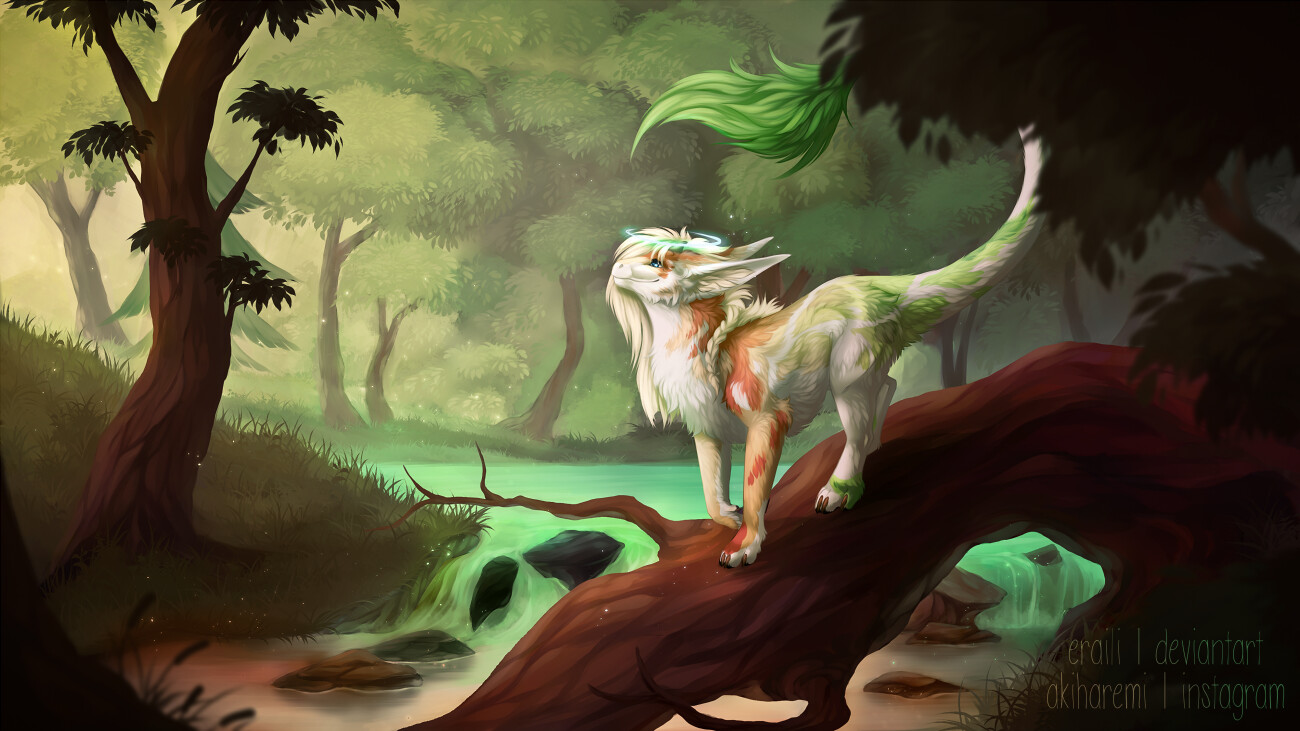 ArtStation - .: Flowy Woods