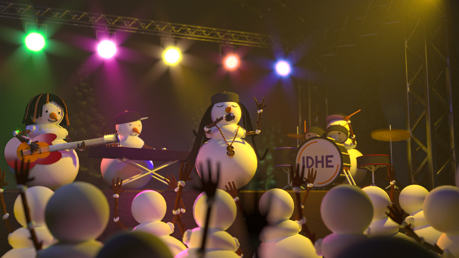 ArtStation - Snowmen Concert