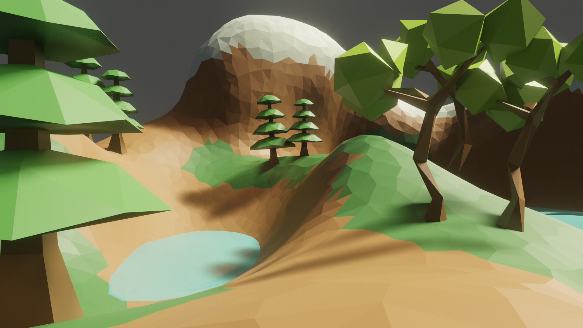 ArtStation - Low Poly Scene