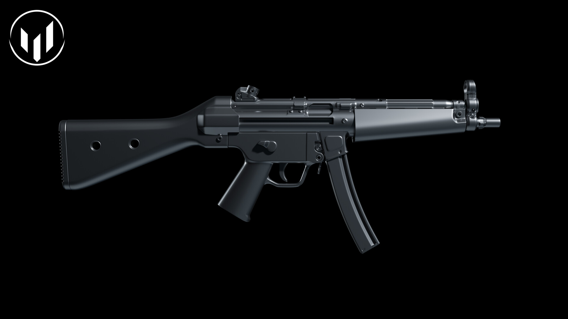Selim Kesici - H&K MP5 - highpoly