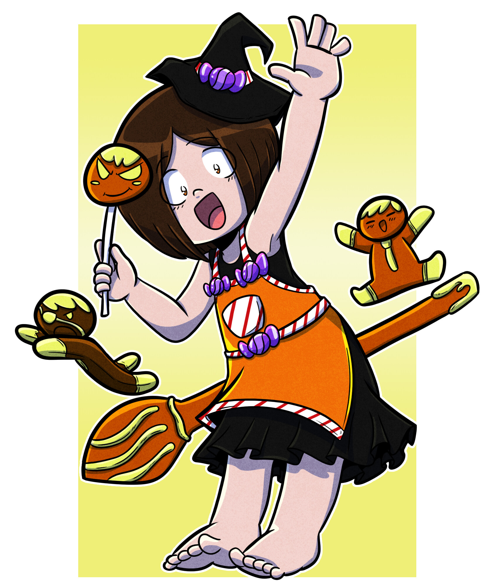 ArtStation - Gingerbread Witchling