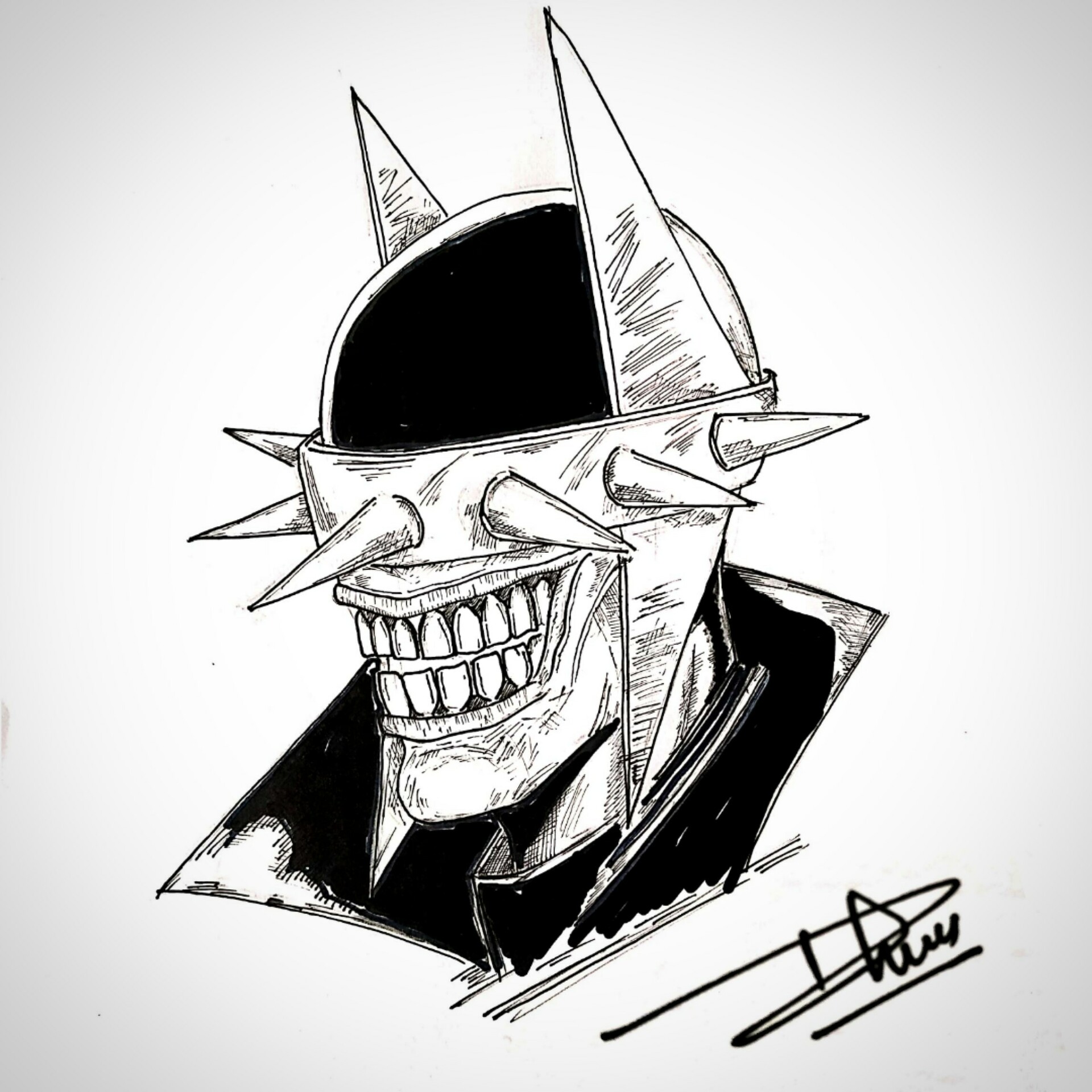 the batman who laughs coloring pages