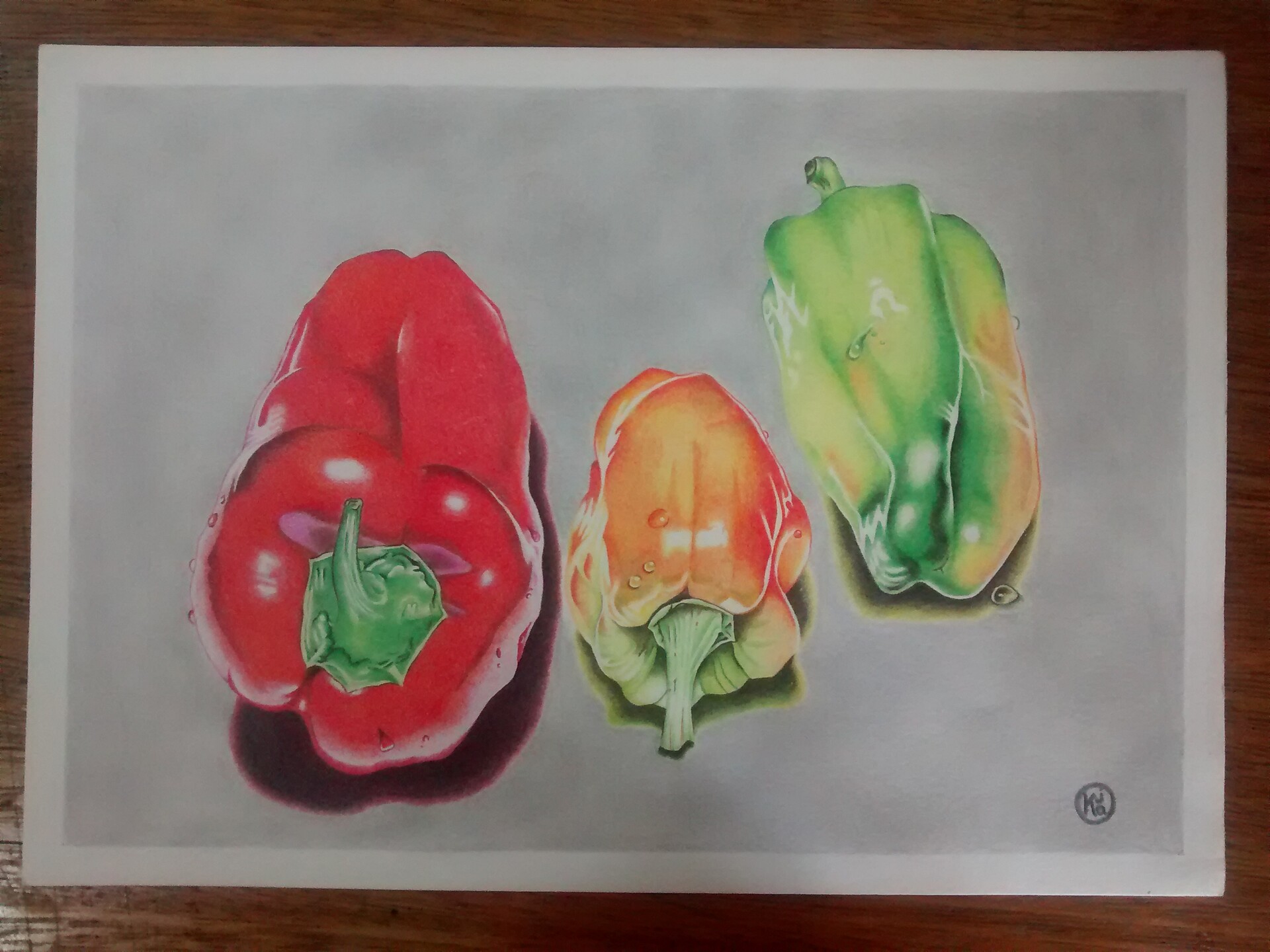 ArtStation - Colored Pencil: Bell Peppers
