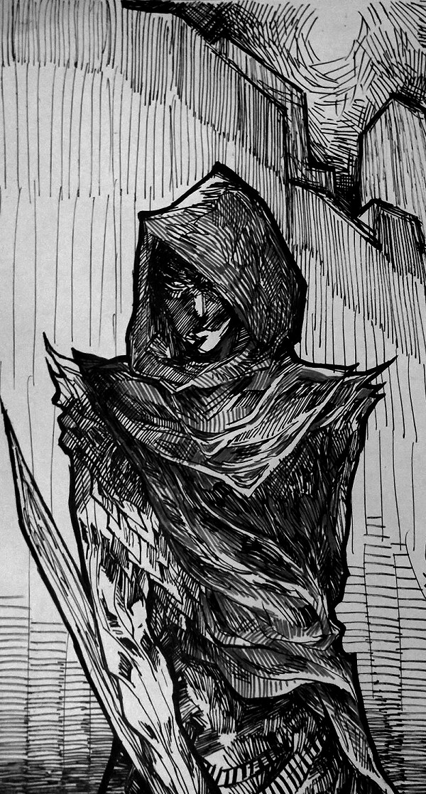 ArtStation - Death in a dark alley