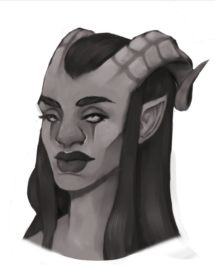 ArtStation - Demon portrait