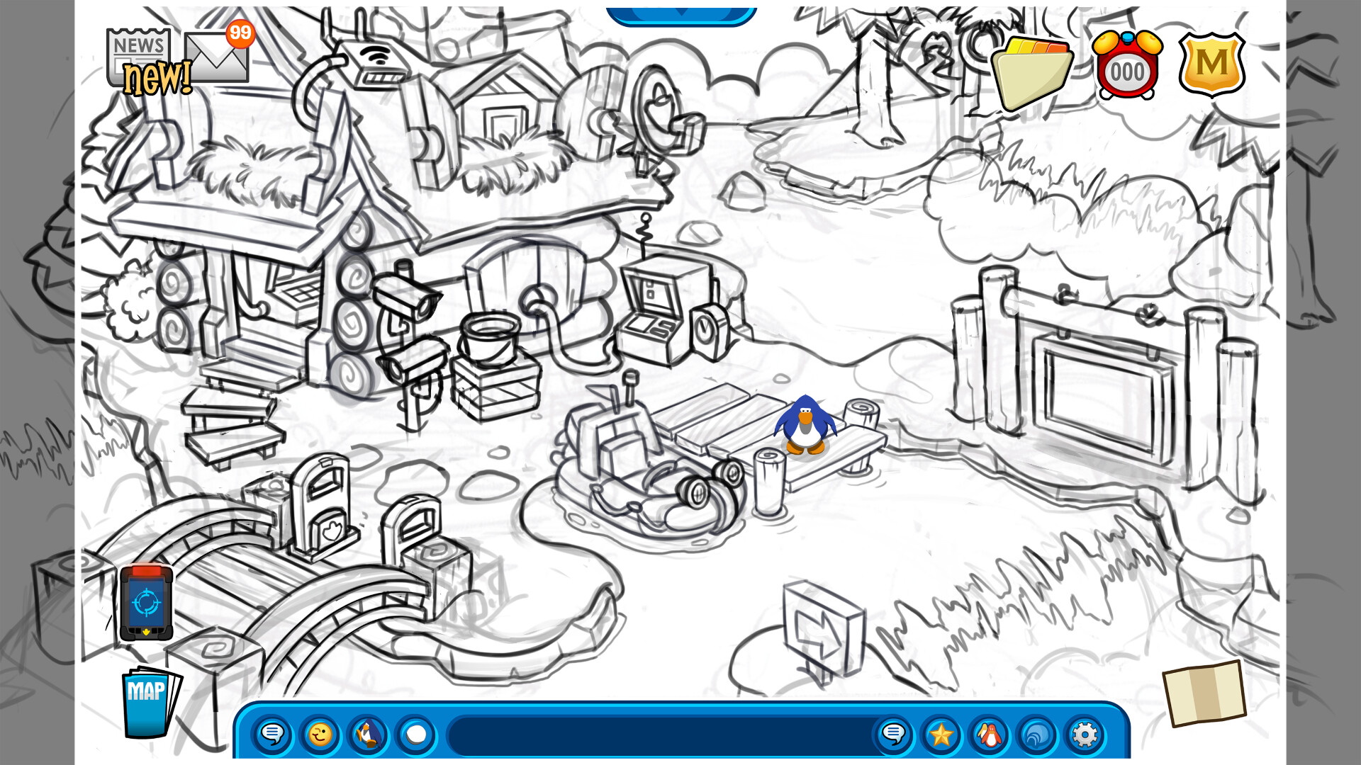 club penguin puffle coloring pages