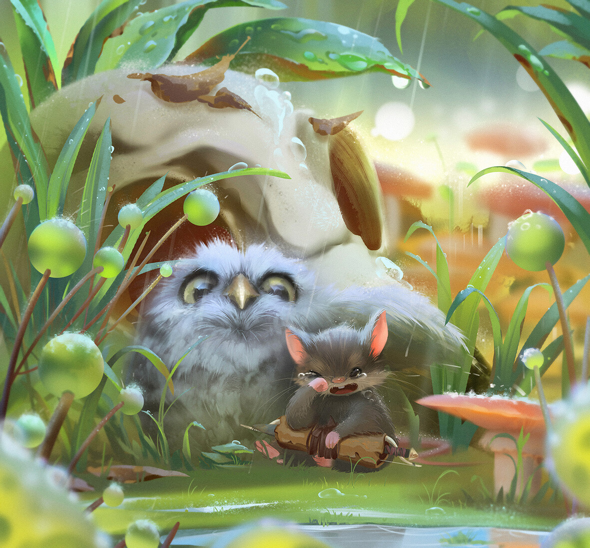 ArtStation - Sad little mouse