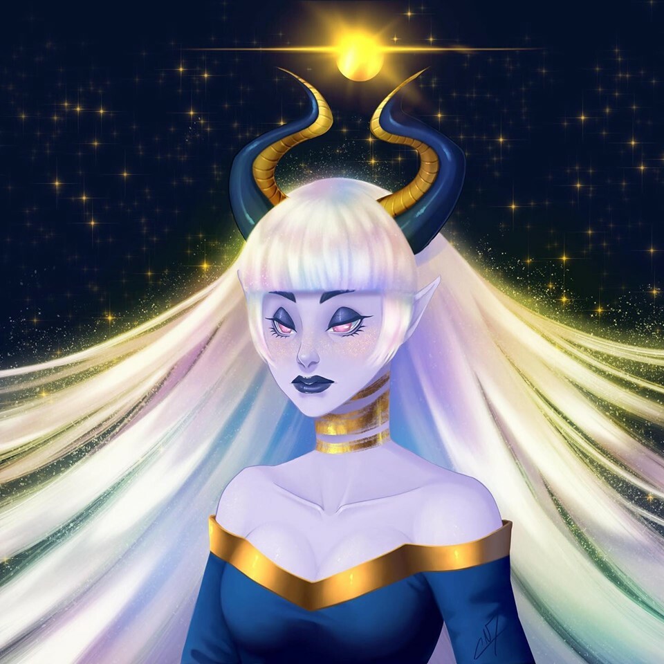 ArtStation - moon goddess