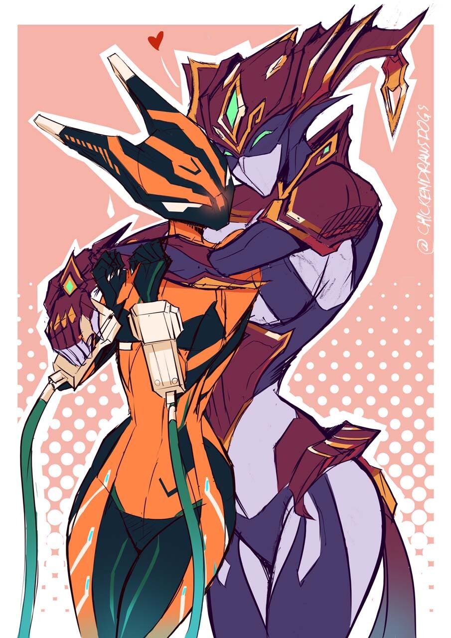 ArtStation - WARFRAME - Little Big Sister (in progress), Chicken Draws Dogs